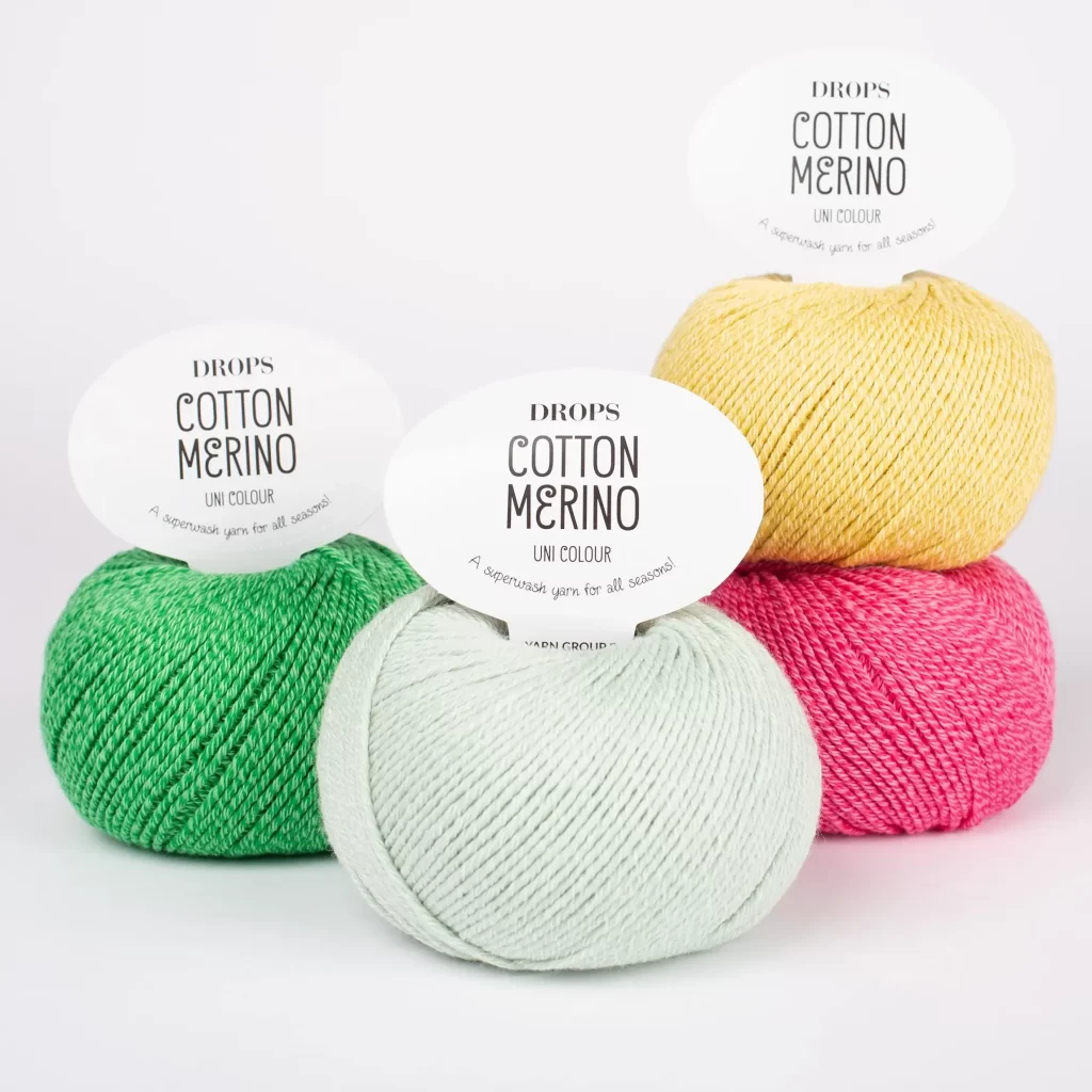 DROPS Cotton Merino - 50% Lana Merinos 50% Bumbac | Andrele.ro